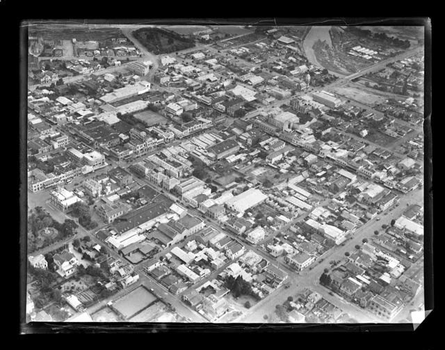 Nelson City, aerial photography - Nelson Provincial Museum
