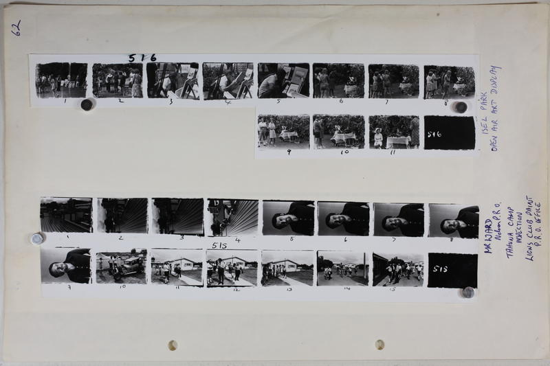 Geoffrey C Wood Nelson Evening Mail proof sheet: Isel Park Open Air Art ...