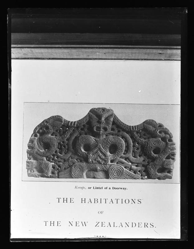 Carved Korupe or Lintel. A Hamilton, 1901, p 71 - Nelson Provincial Museum