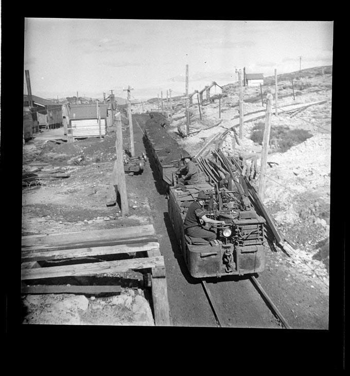 Stockton Mining scene - Nelson Provincial Museum