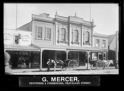 Mercer, George, Fruiterer & Fishmonger, Trafalgar Street - Nelson ...