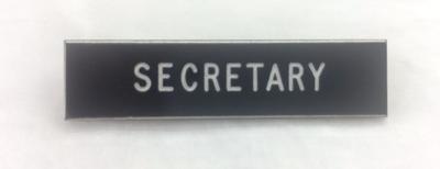 Badge, Secretary - Nelson Provincial Museum