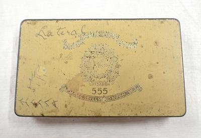 Cigarette Tin, State Express 555 - Nelson Provincial Museum