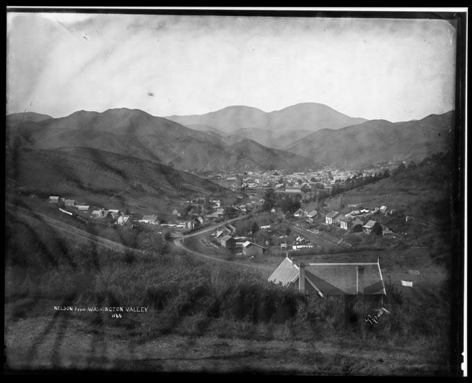 Nelson from Washington Valley - Nelson Provincial Museum