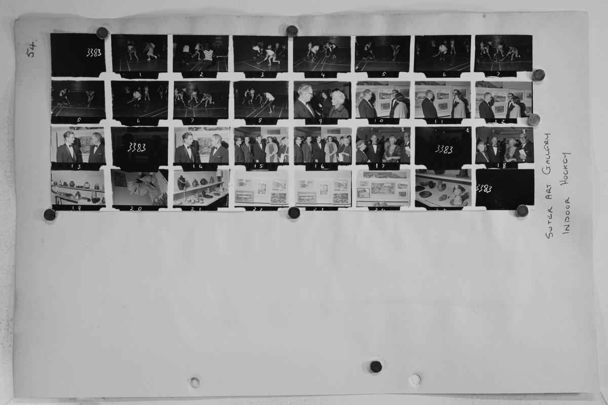 Geoffrey C Wood Nelson Evening Mail proof sheet: Suter Art Gallery ...