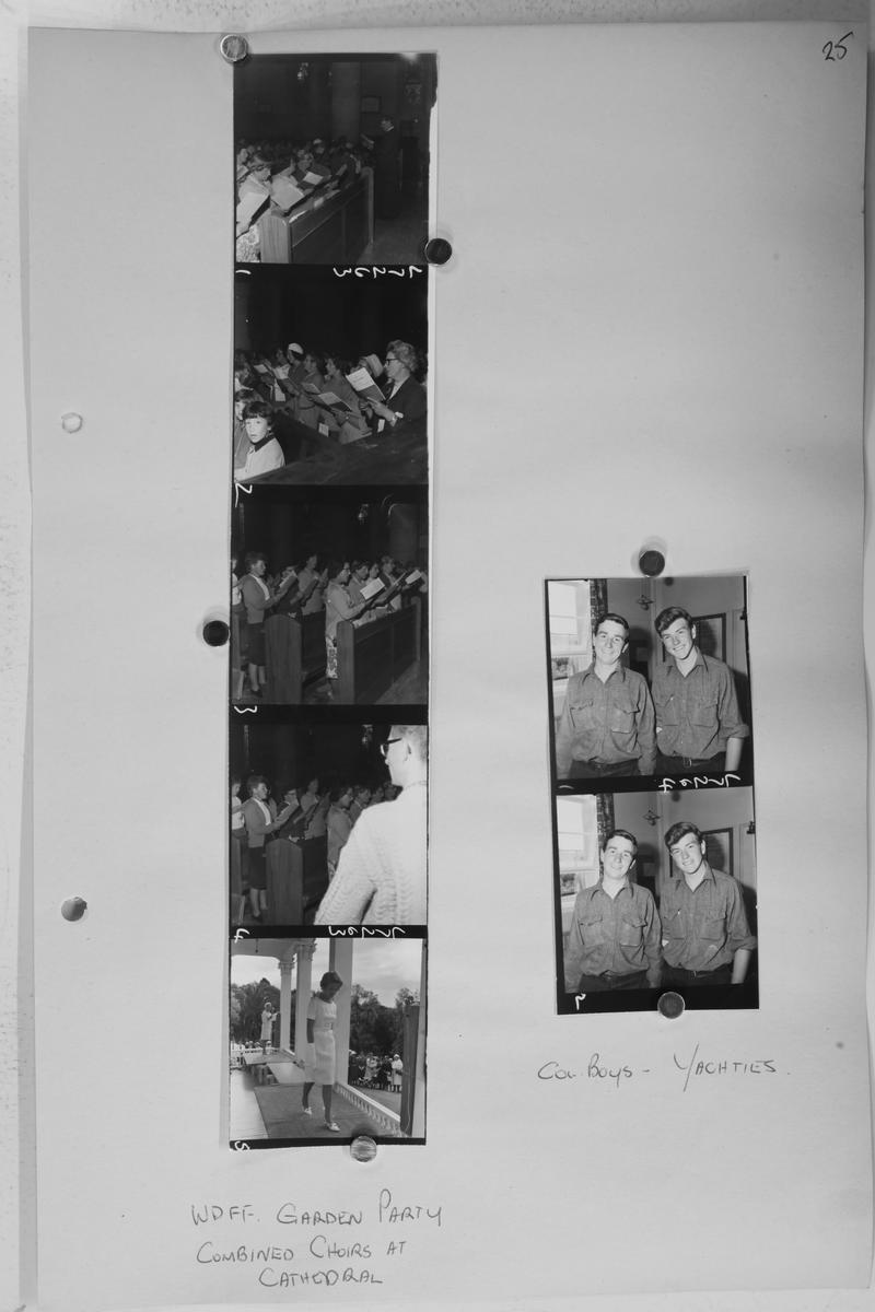 Geoffrey C Wood Nelson Evening Mail proof sheet: WDFF Garden Party ...