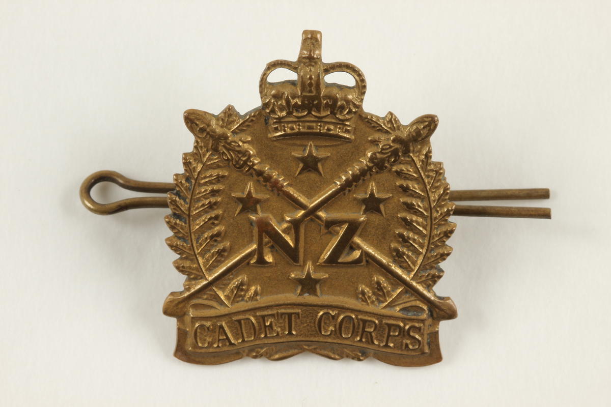 Badge, NZ Cadet Corps - Nelson Provincial Museum