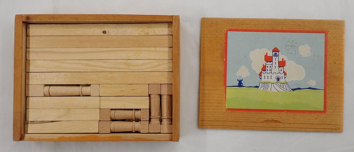 Toy Blocks, in Box - Nelson Provincial Museum